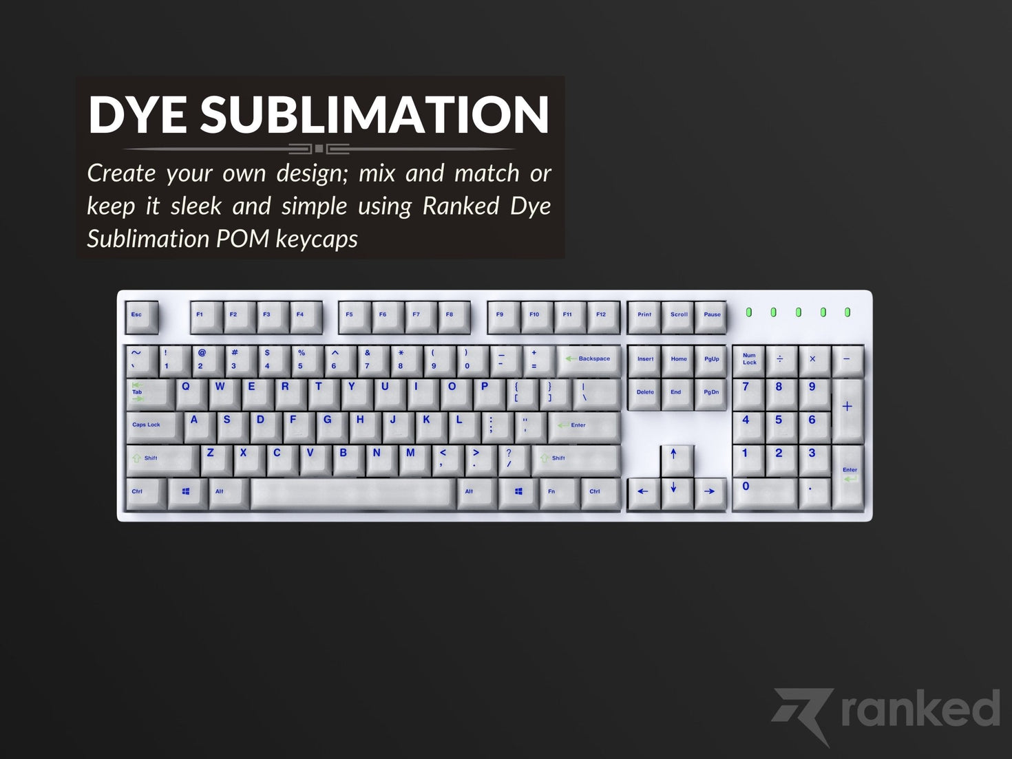 Dye Sublimation POM Jelly Keycaps (169 Keys) – Ranked