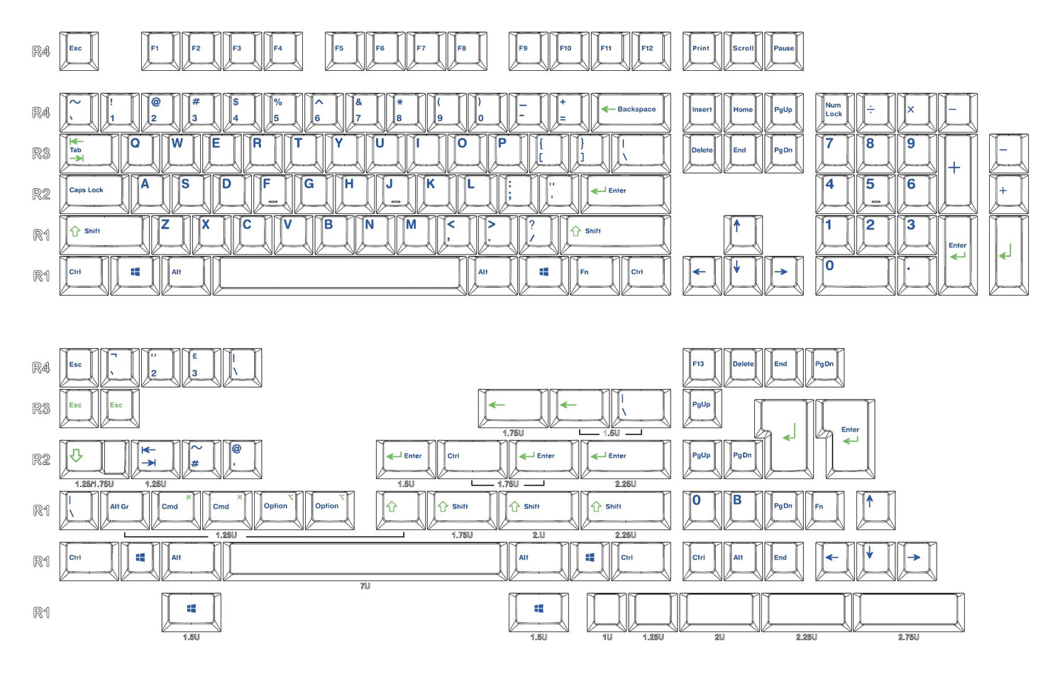 Dye Sublimation POM Jelly Keycaps (169 Keys) – Ranked