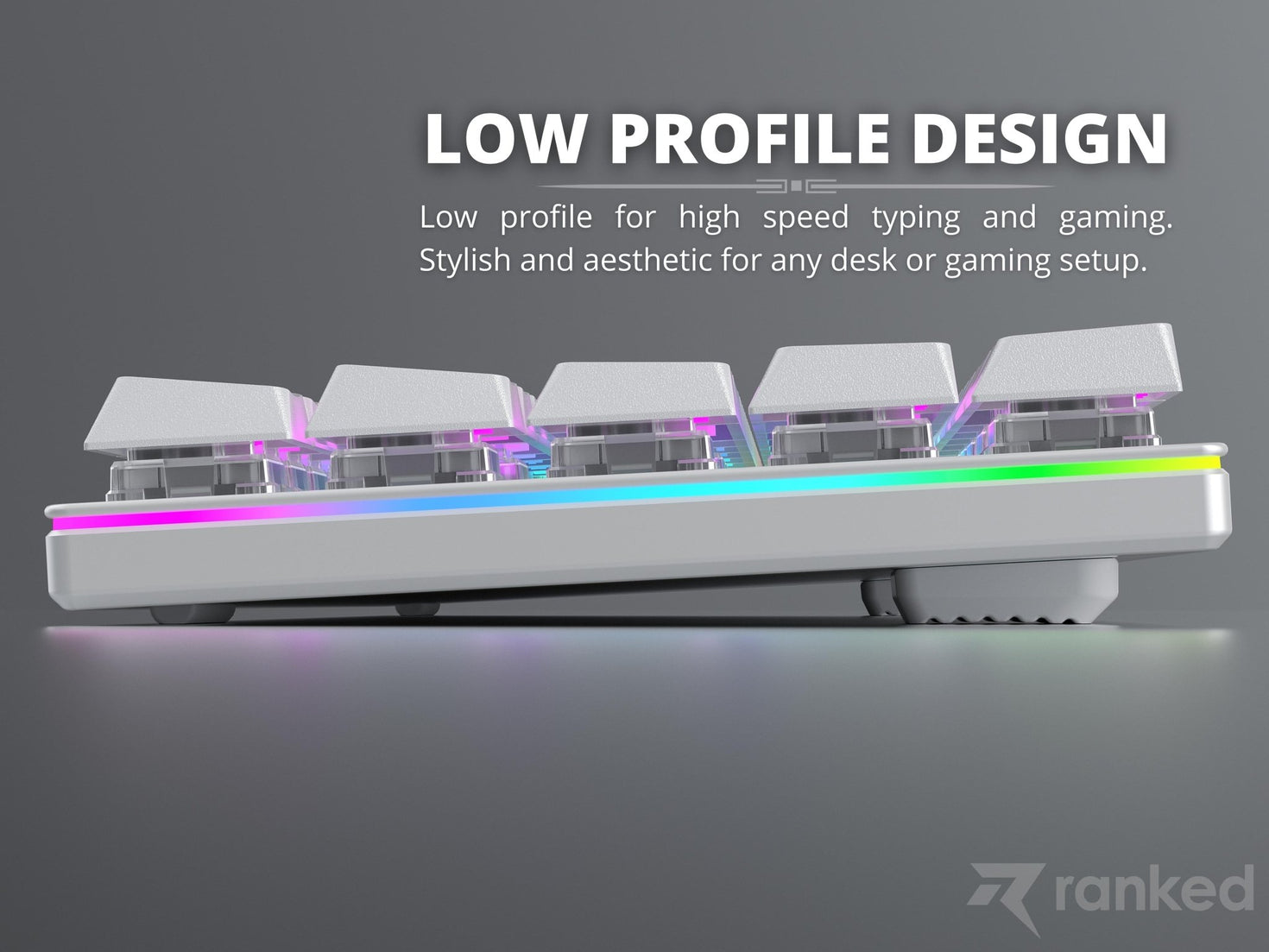 Guardian g65 Low Profile Mechanical Gaming Keyboard - [ANSI US] – Ranked