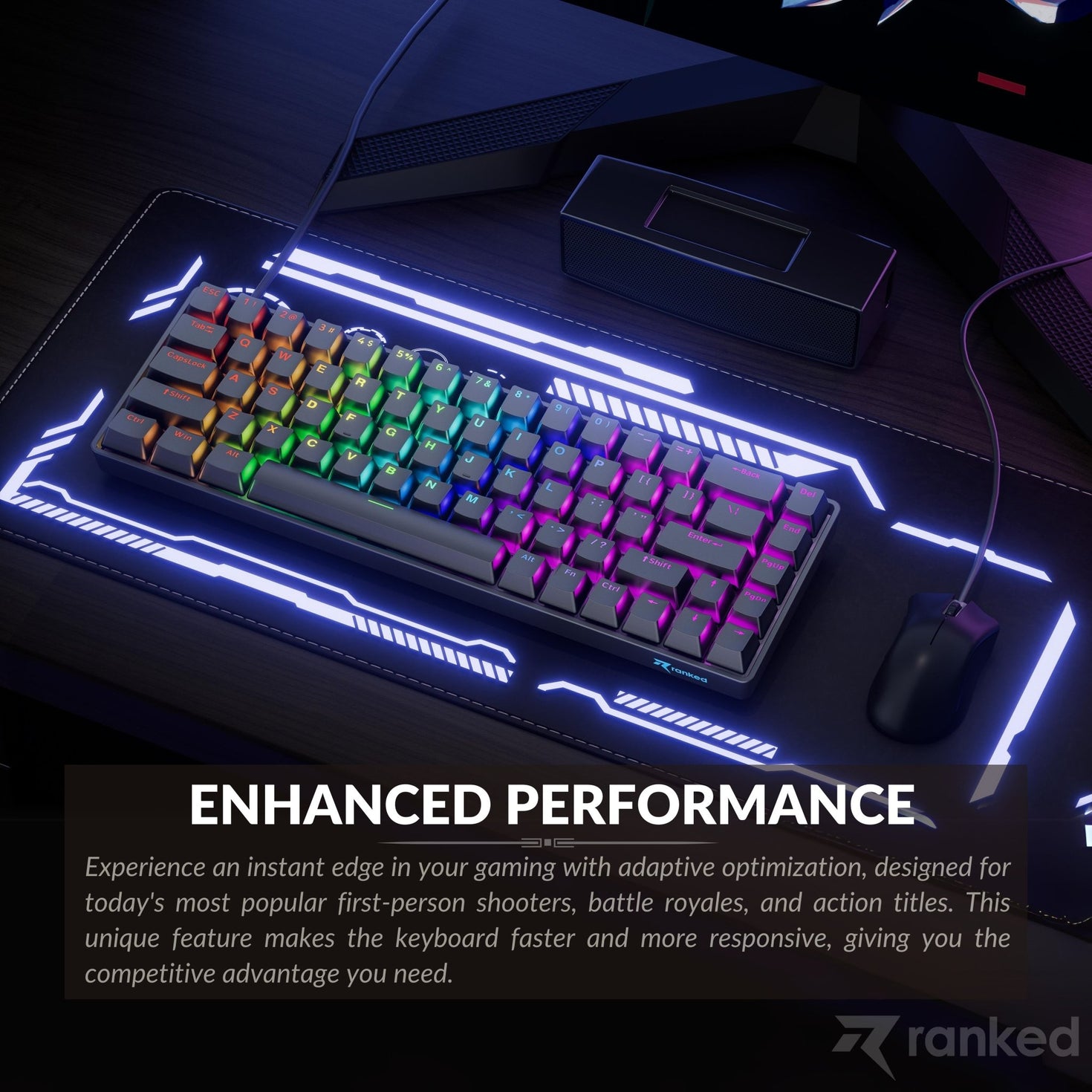 Master m65 HE Mechanical Gaming Keyboard - [ANSI US] – Ranked